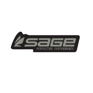 Sage Logo Decal 7.5" Large - Fly Slaps Fly Fishing Stickers and Decals