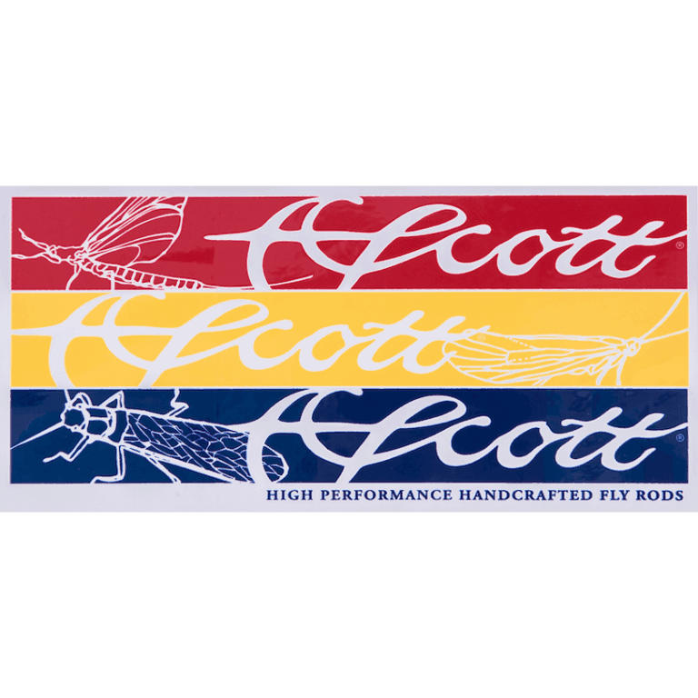 Scott Fly Rods Bug Decal - Fly Slaps Fly Fishing Stickers and Decals