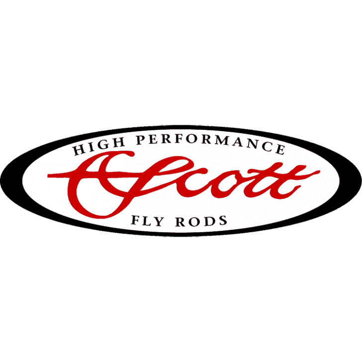 Scott Fly Rods Logo Decal - Fly Slaps Fly Fishing Stickers and Decals