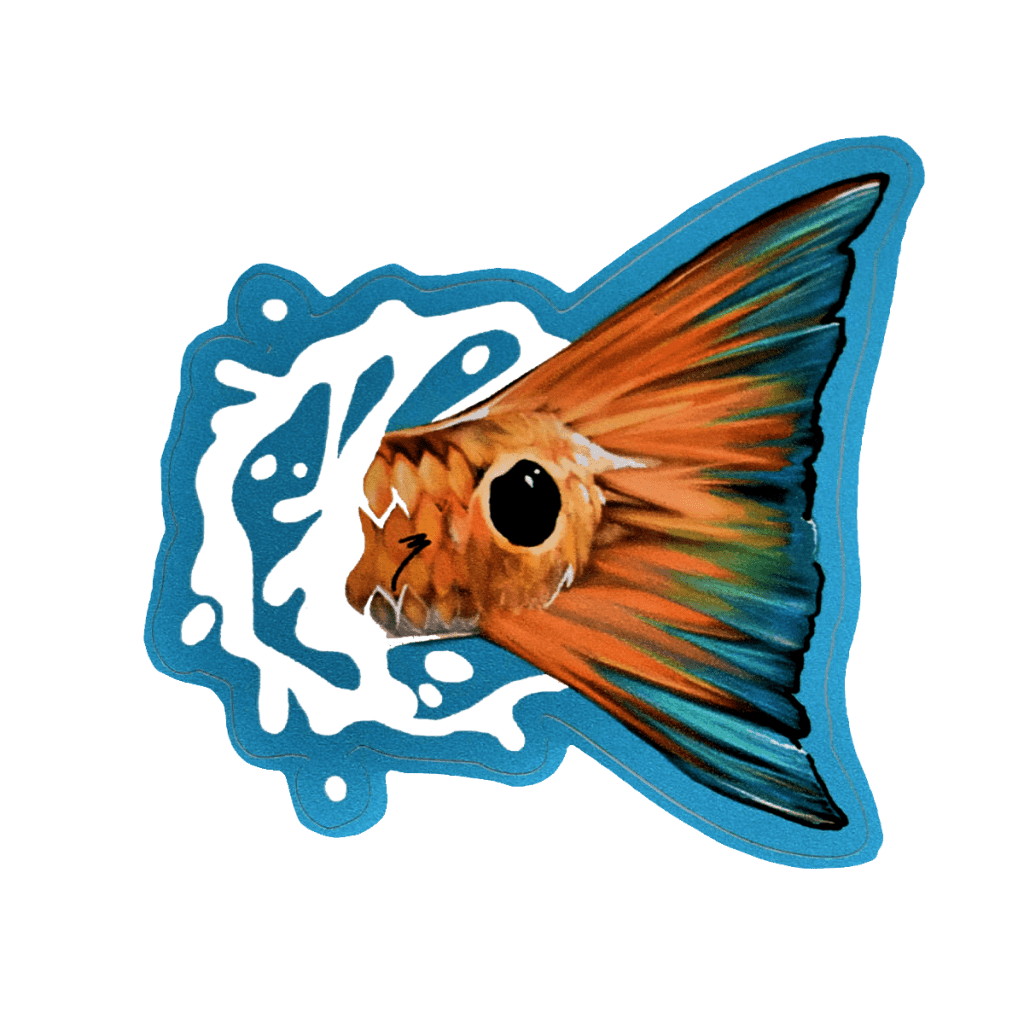 Redfish are Cool - Fly Slaps Fly Fishing Stickers and Decals