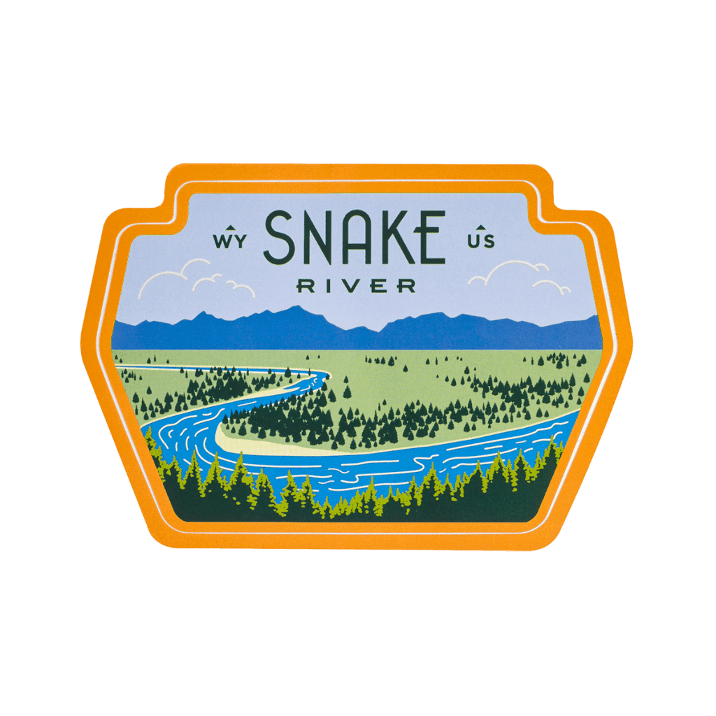 Sendero Snake River Sticker - Fly Slaps Fly Fishing Stickers and Decals