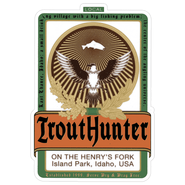 TroutHunter Jager Sticker - Fly Slaps Fly Fishing Stickers and Decals