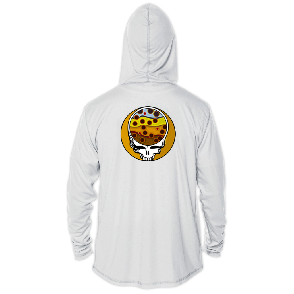 Fly Slaps Steal Your Face Brown Trout Solar Hoody - Fly Slaps Fly ...