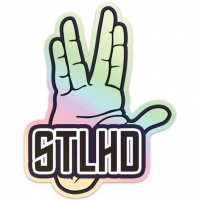 Fly Slaps Live Long and Prosper STLHD Holographic Steelhead Sticker ...