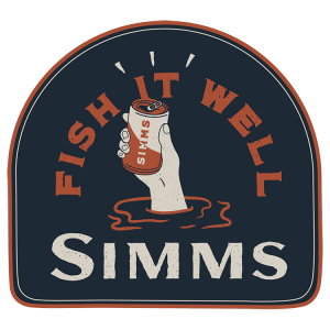 Simms Fish It Well Beer Sticker - Fly Slaps Fly Fishing Stickers and Decals