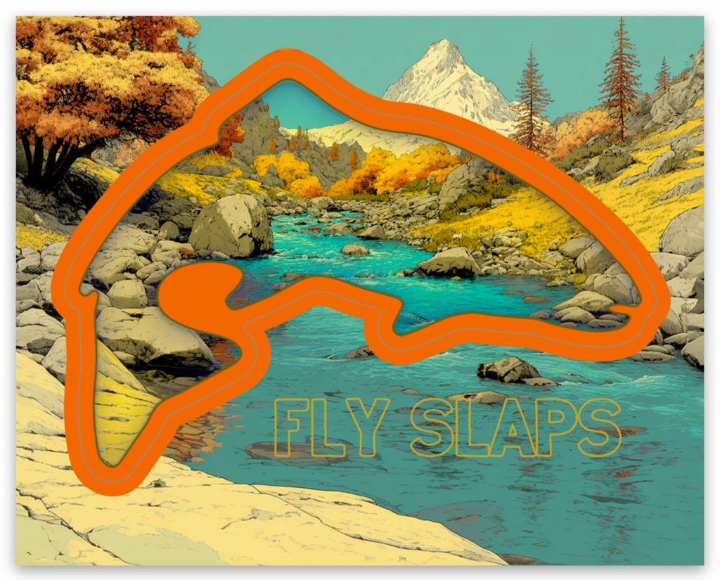 Nate Karnes Pig Brown Trout Sticker - Fly Slaps Fly Fishing Stickers ...